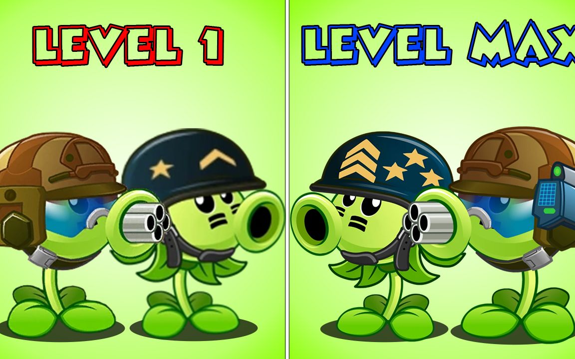 PvZ 2挑战 - 100颗1级植物 对抗25颗最高级别植物 对抗钢琴家僵尸15级-MSGames-MSGames-哔哩哔哩视频