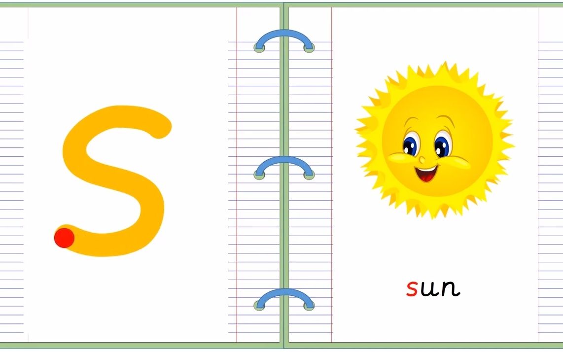 Lowercase Alphabet Letter S Learn to Read and Write_HD_哔哩哔哩_bilibili