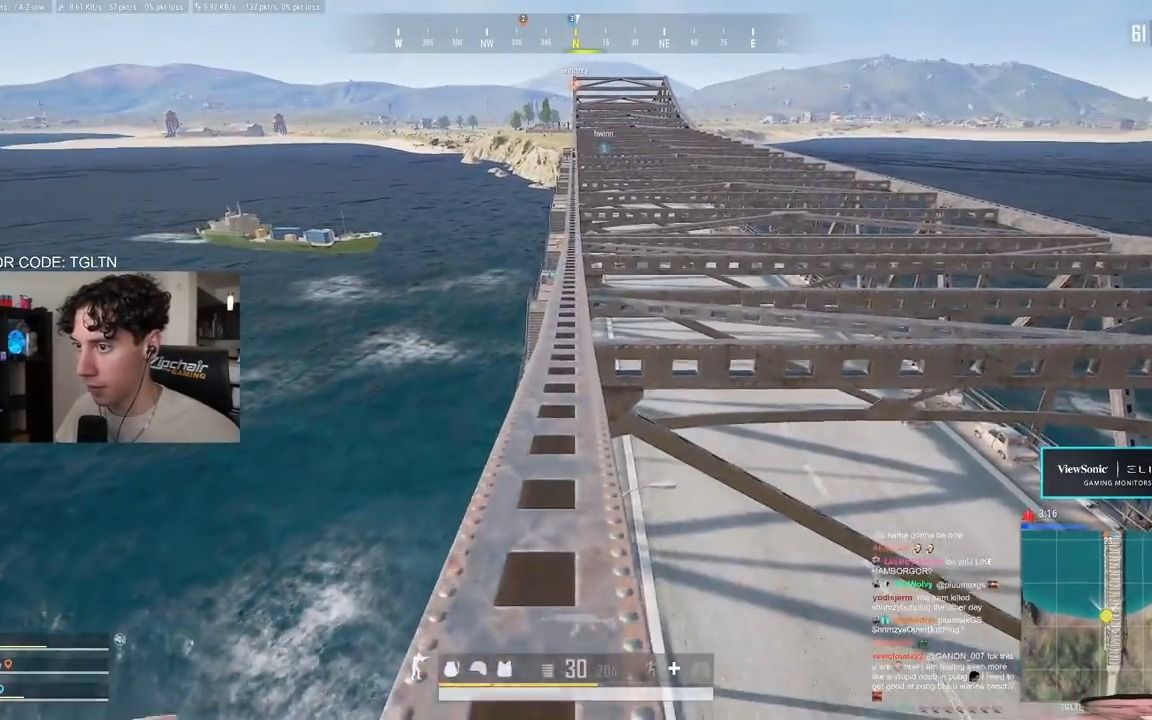 TGLTN _ 15 Kills _ 3-MAN-SQUAD PUBG_DNF_第一视角