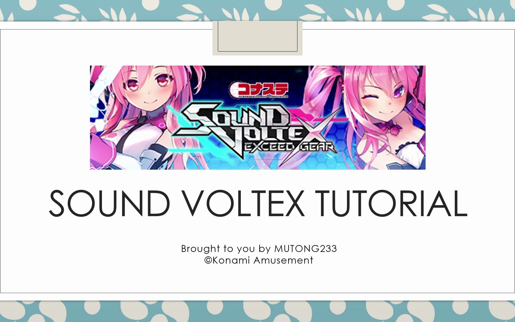 SOUND VOLTEX官方家用版 安装，游玩教程！_音游热门视频