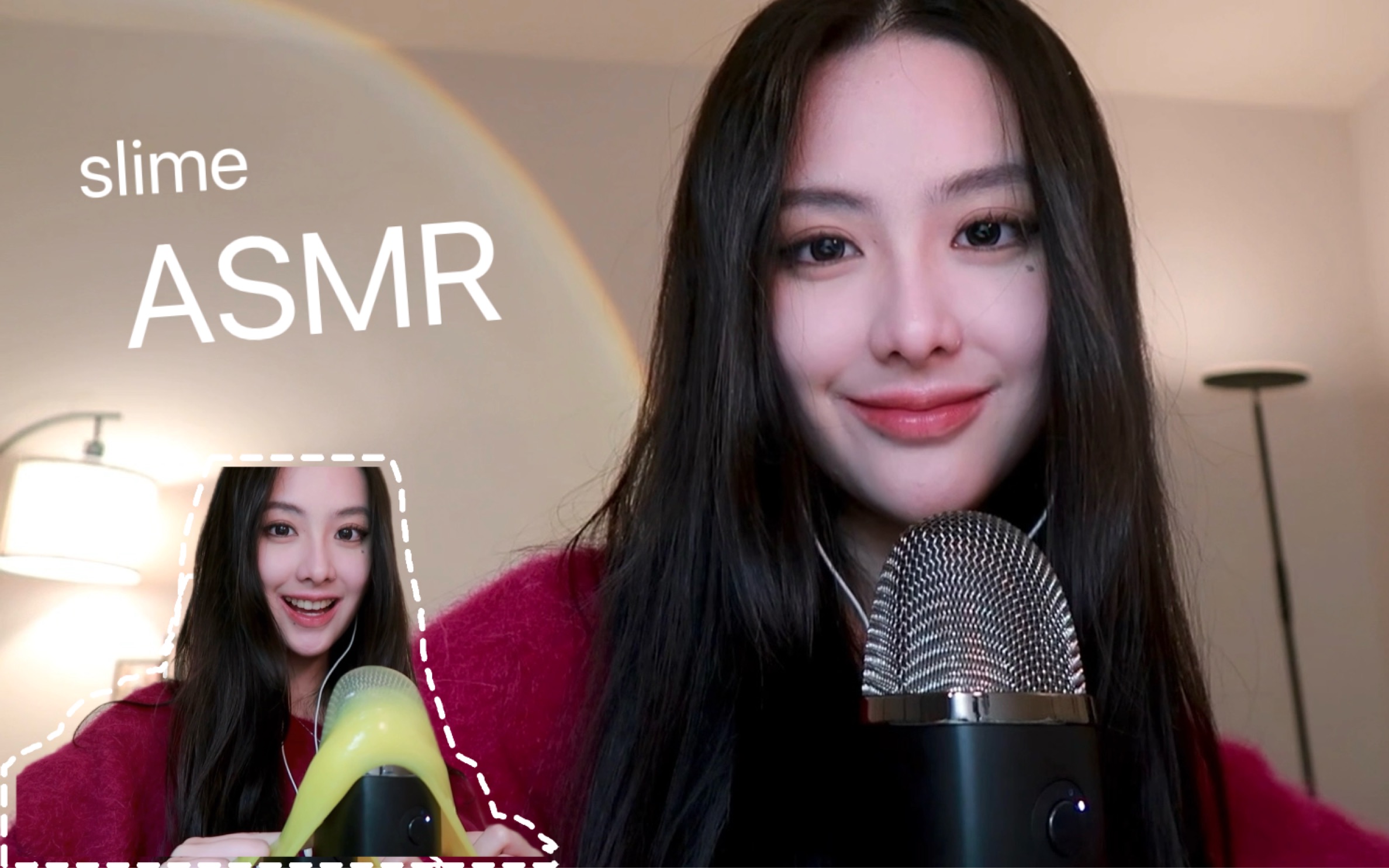 【Alice ASMR】你们要求的长视频!!!!!!!!! 史莱姆触发｜模拟雨声-一颗又愉快了的花生-一颗又愉快了的花生-哔哩哔哩视频
