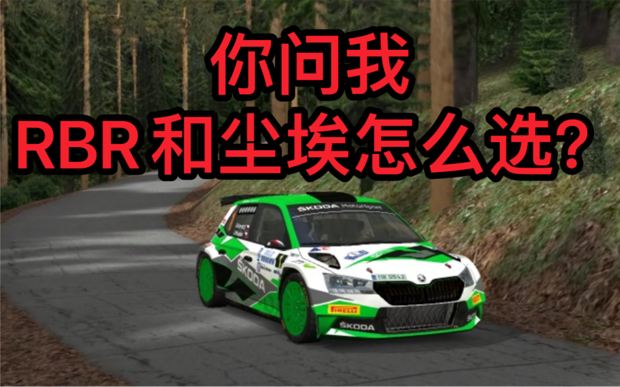 简单聊：尘埃2.0和RBR哪不同 两款拉力迷的最爱软件！_哔哩哔哩bilibili