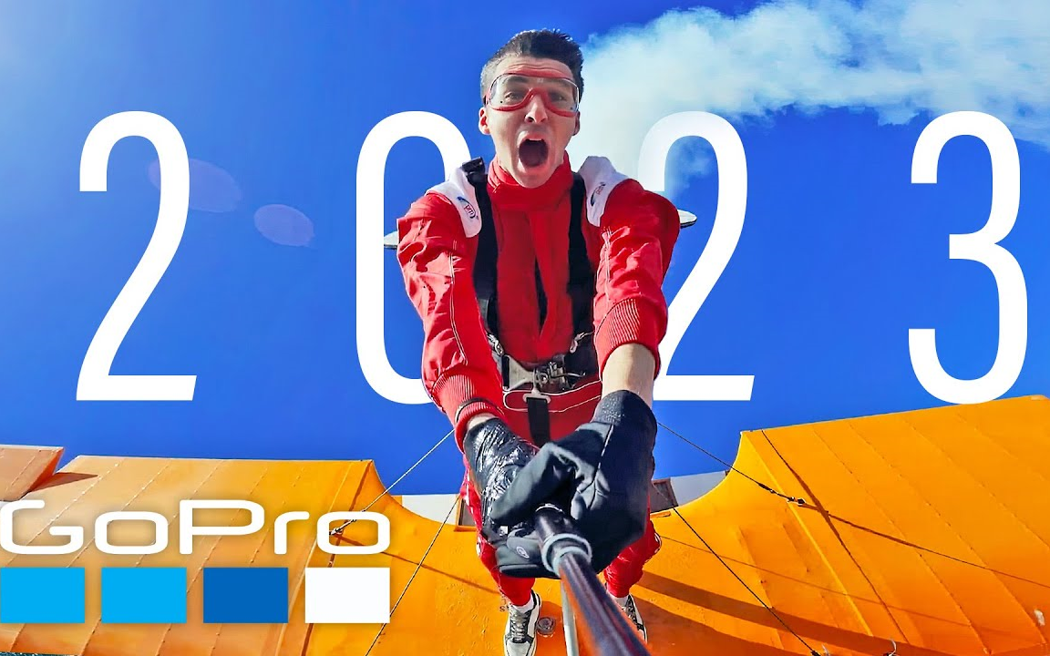 GoPro 2023年度盘点，挑战生命和物理的极限，宛如一场艺术盛宴-4A广告提案网-4A广告提案网-哔哩哔哩视频