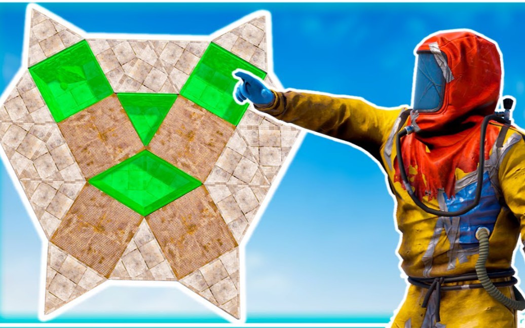 【腐蚀Rust】双bunker地堡，小团队基地设计，建筑教学_哔哩哔哩bilibili