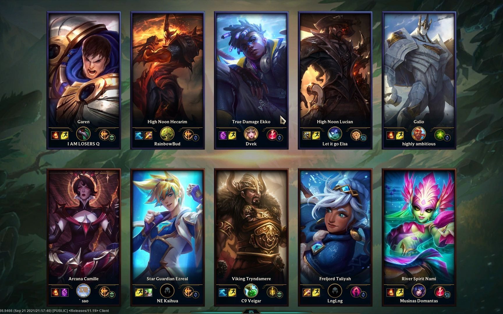 S11 LNG Tarzan 欧服ob 20210930 岩雀 13/5/7_哔哩哔哩bilibili_英雄联盟