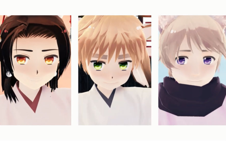 【APH/MMD】极乐净土【中/英/露】_哔哩哔哩_bilibili