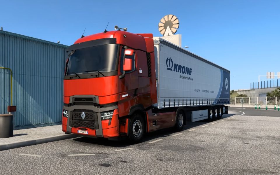 欧卡2Mod：雷诺T DTI13和11引擎声音 Renault T Range DTi13 & 11 engine sound 2.1 ETS2 MOD_哔哩哔哩_bilibili