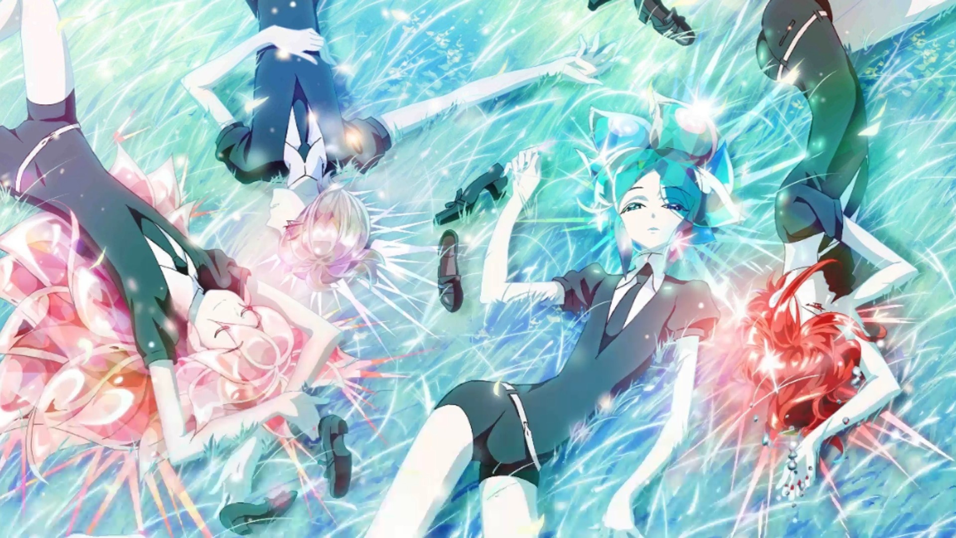 宝石之国OP《鏡面の波》完整版-Kitazaki-Hinata-歌单一女-哔哩哔哩视频