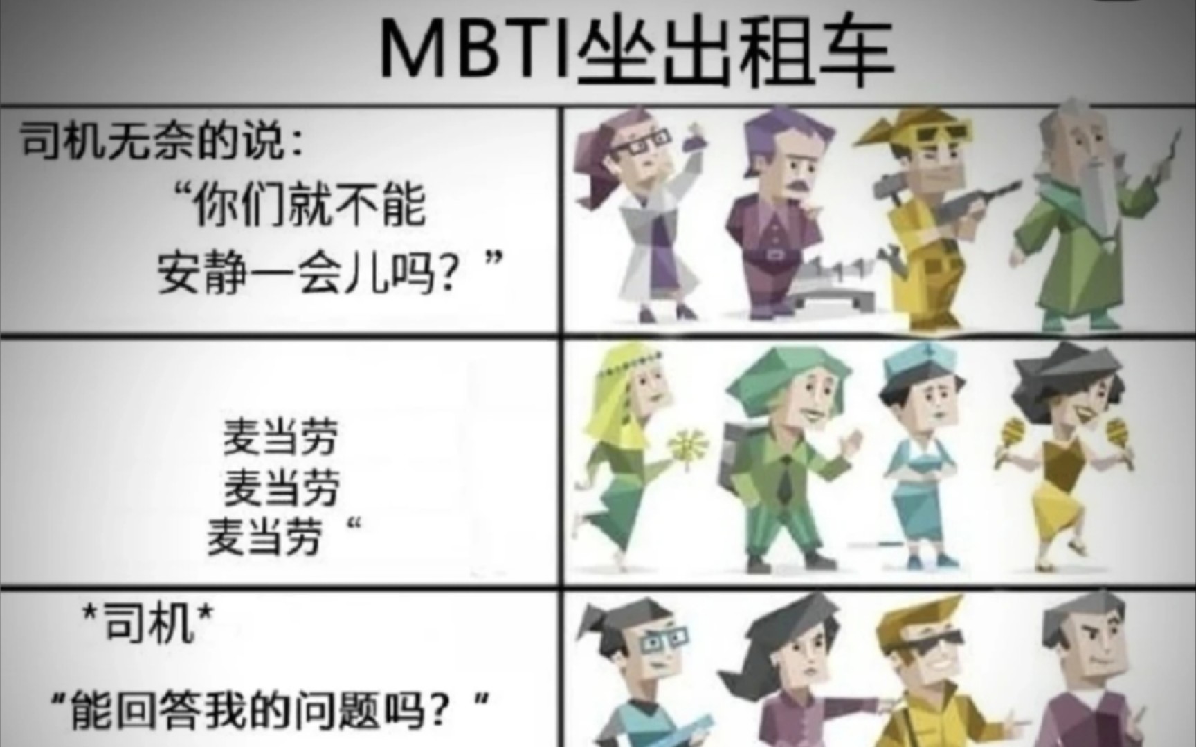 MBTI坐出租车～-MBTI侦探所-MBTI侦探所-哔哩哔哩视频