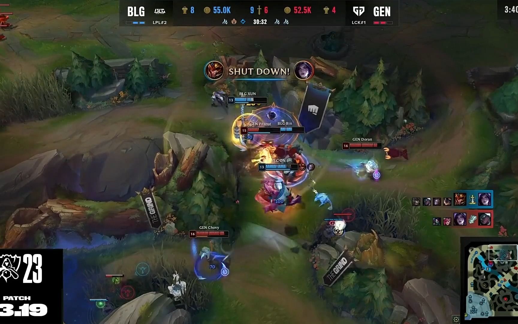 淘汰GEN进入四强！-BLG电子竞技俱乐部-BLG电子竞技俱乐部-哔哩哔哩视频