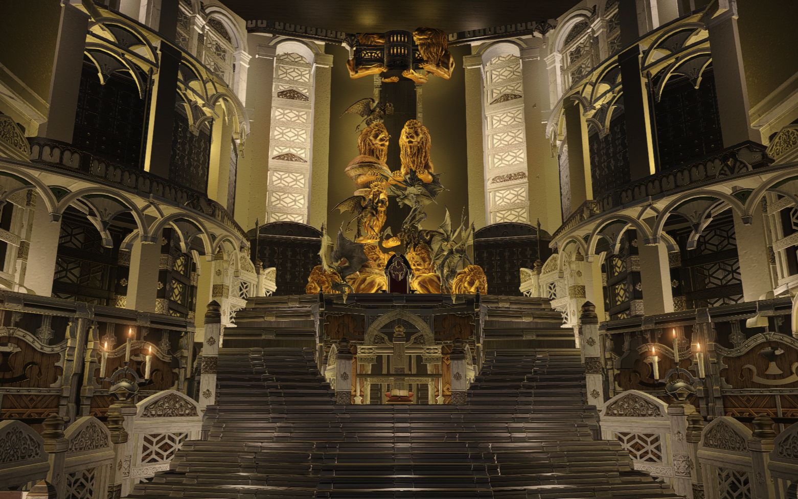 ff14装修 ff15场景 诺克特王座 L_网络游戏热门视频