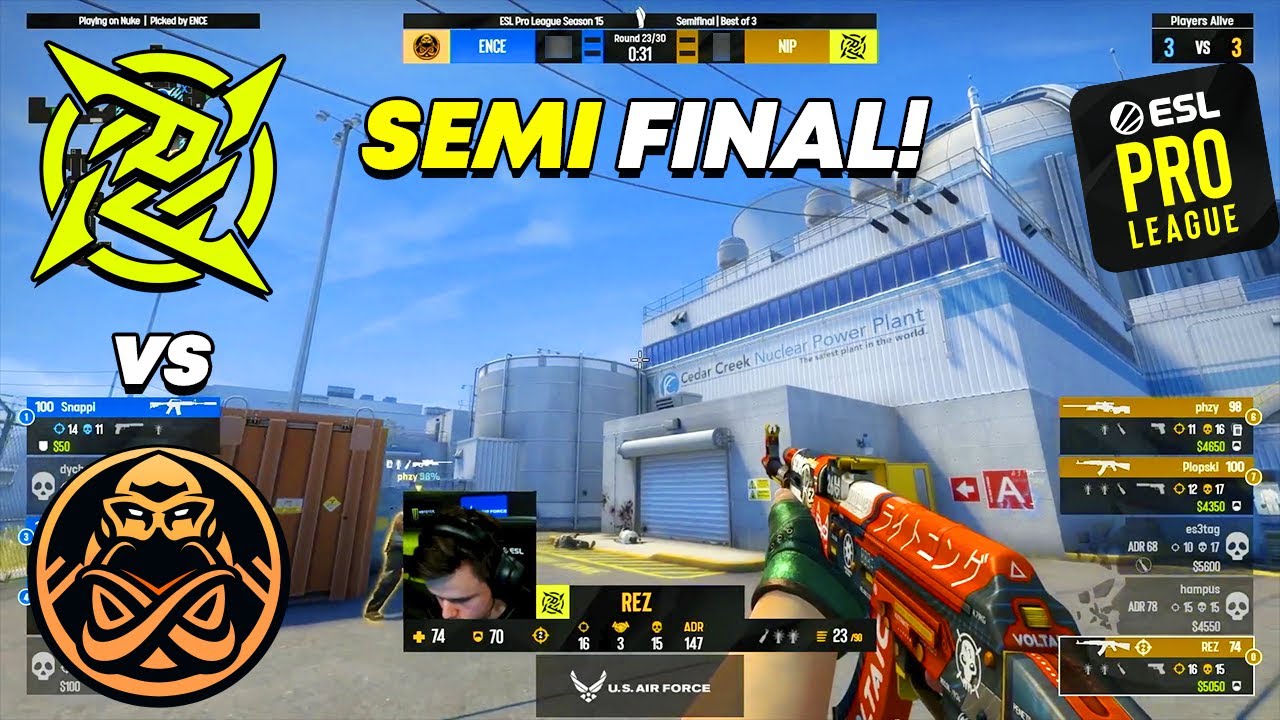 vLADOPARD 3 SEMI FINAL! - NIP vs ENCE - HIGHLIGHTS - ESL Pro League | CSGO_网络游戏热门视频