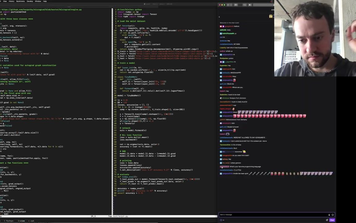 George Hotz-Programming-tinygrad and more neural networks from scratch-Part 1_哔哩哔哩_bilibili
