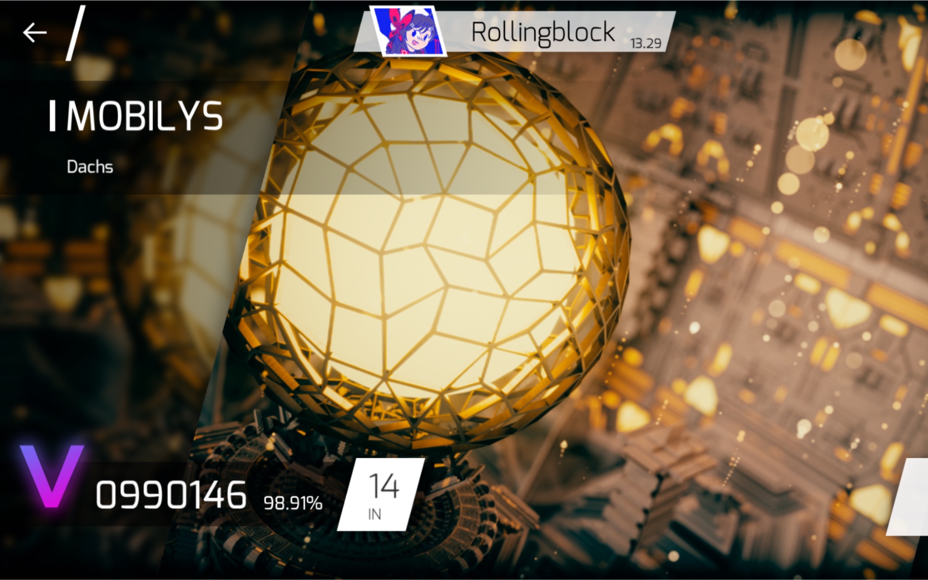 【Phigros】Mobilys（IN Lv.14）Full Combo_哔哩哔哩_bilibili