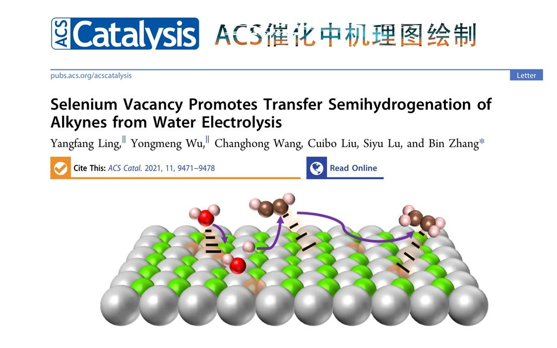 【PPT科研绘图】ACS Catalysis-乙炔加氢机理图-31629437914_bili-科研-哔哩哔哩视频