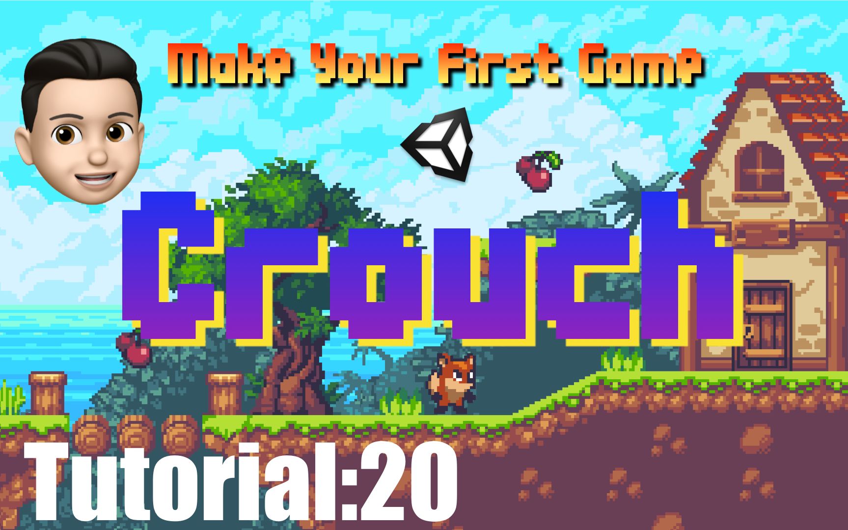 Unity教程2D入门:20 趴下效果Crouch_哔哩哔哩_bilibili