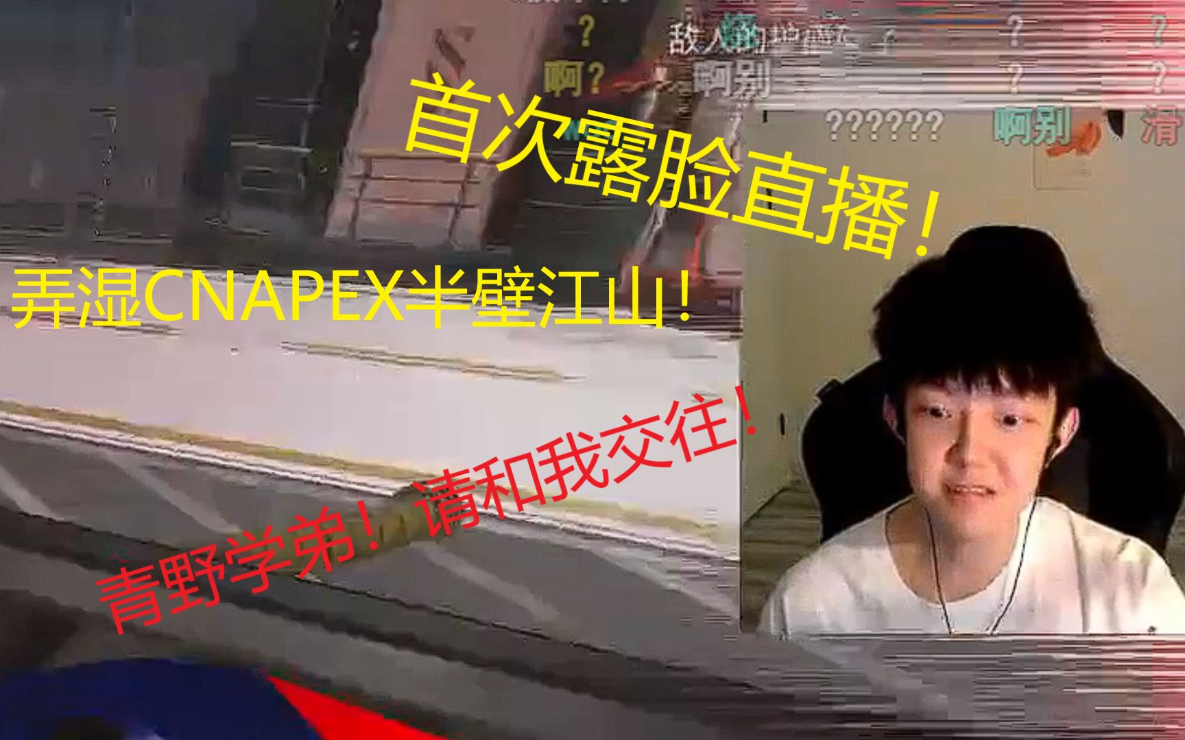 【APEX/青野】青野首次露脸直播（1），引来CNAPEX半壁江山围观_哔哩哔哩bilibili_第一视角