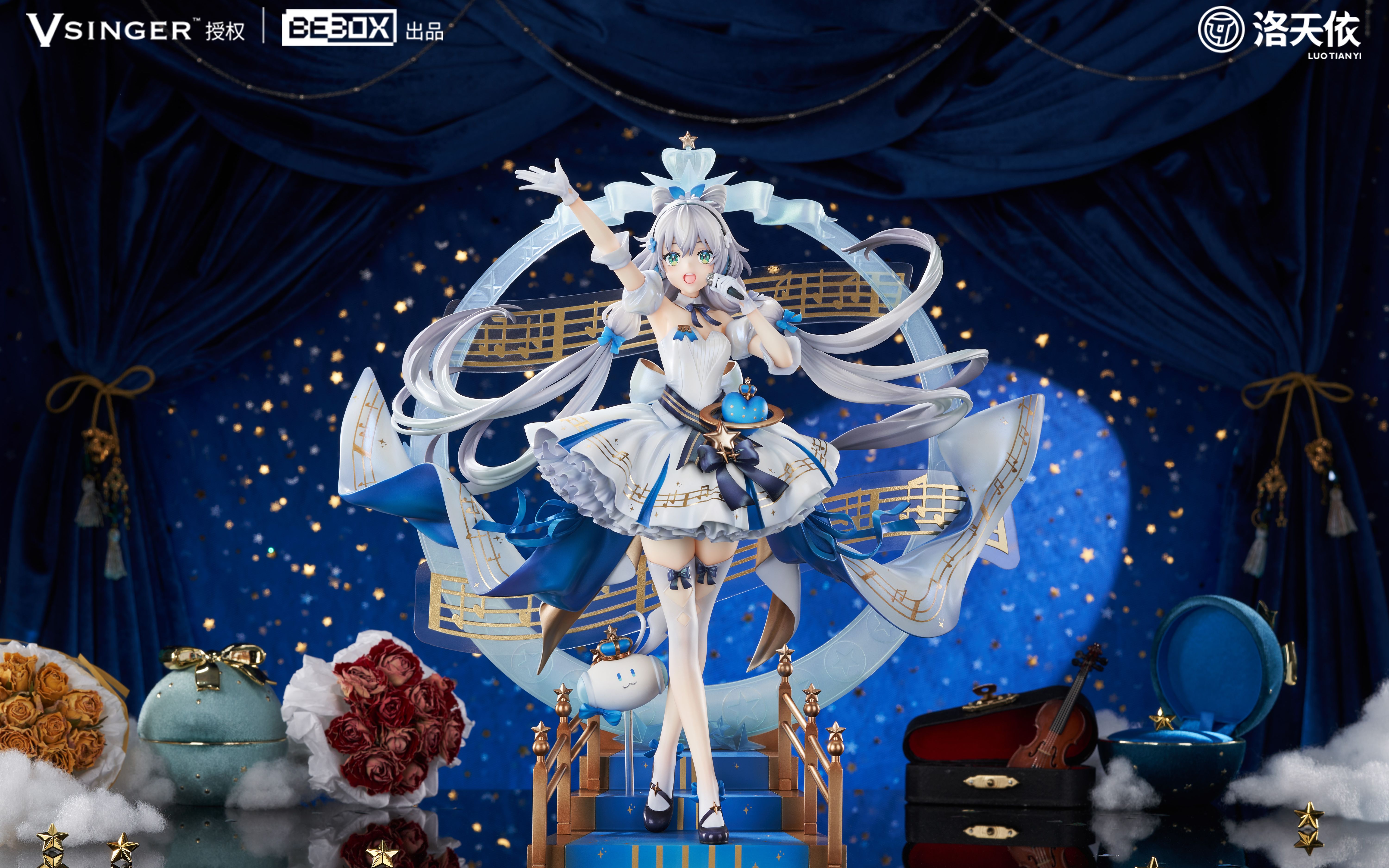 BeBox Vsinger 洛天依 拾光ver. 1/6 十周年纪念手办 展示-洛天依-洛天依-哔哩哔哩视频