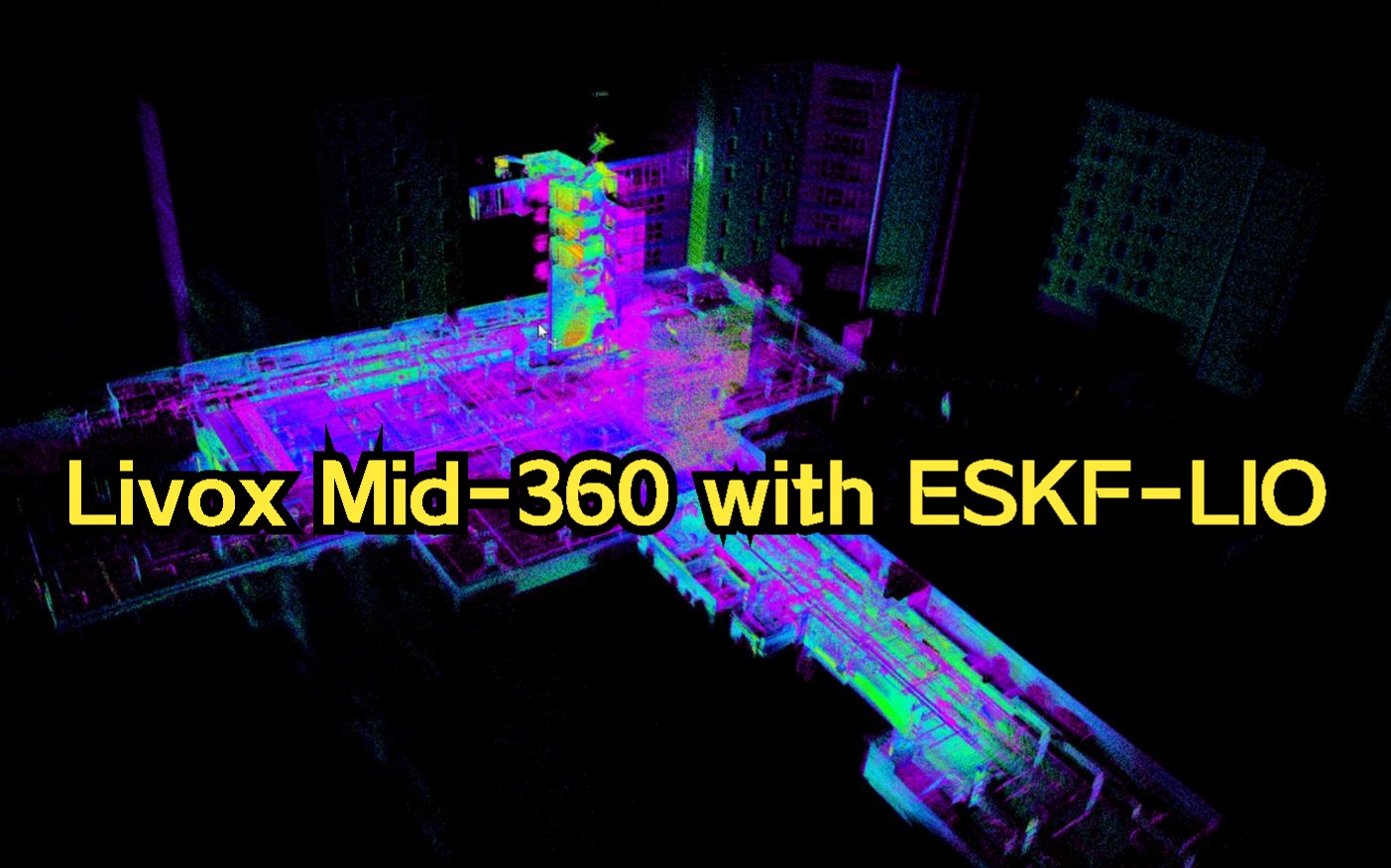 livox-mid360激光雷达三维重建川大校园