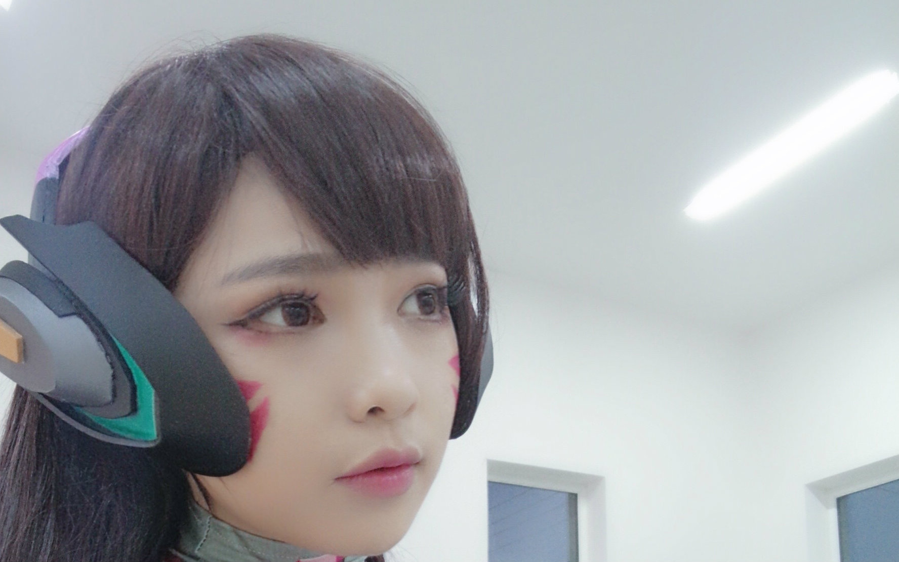 甜美少女COS宋哈娜-DVA爱你哟！测试服新版本DVA展示！《守望先锋》0714_哔哩哔哩_bilibili