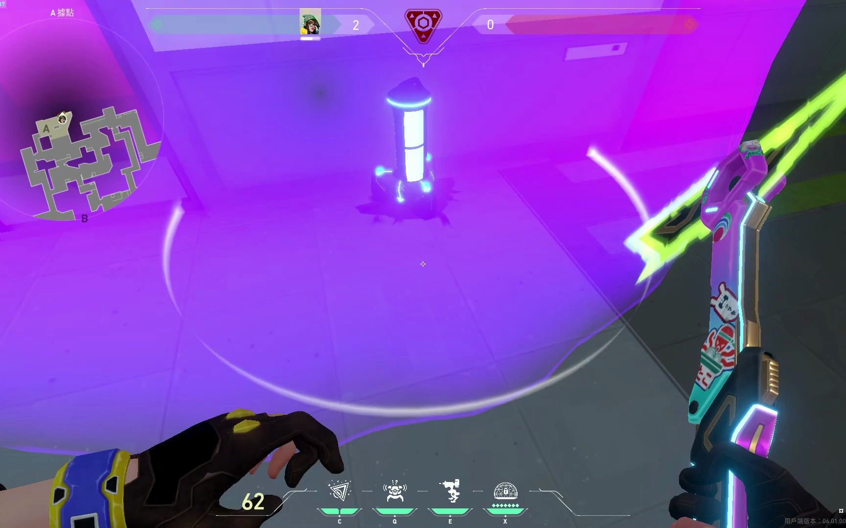 【Valorant 无畏契约】 恺宙 Killjoy 莲华古城 Lotus 防守道具放置技巧分享