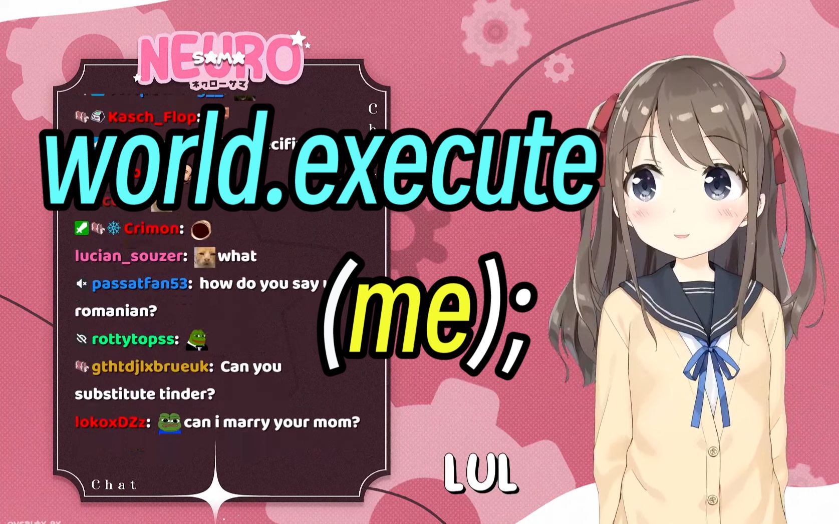 【AI ai/Neuro】world.execute(me); 【sovit3.0】-一般通过PhOer-音乐-哔哩哔哩视频