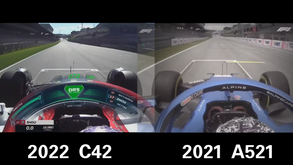 周冠宇红牛环赛道驾驶F1圈速对比——F1首秀与重大事故后的重新出发_哔哩哔哩_bilibili