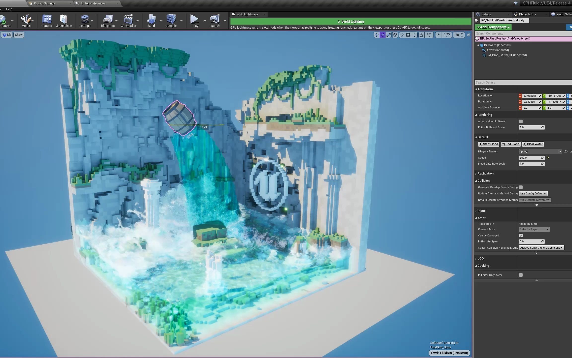 幻觉的艺术 -- UE4实时可交互流体，Niagara模拟阶段和Grid2D-tenten云画画-3D-哔哩哔哩视频