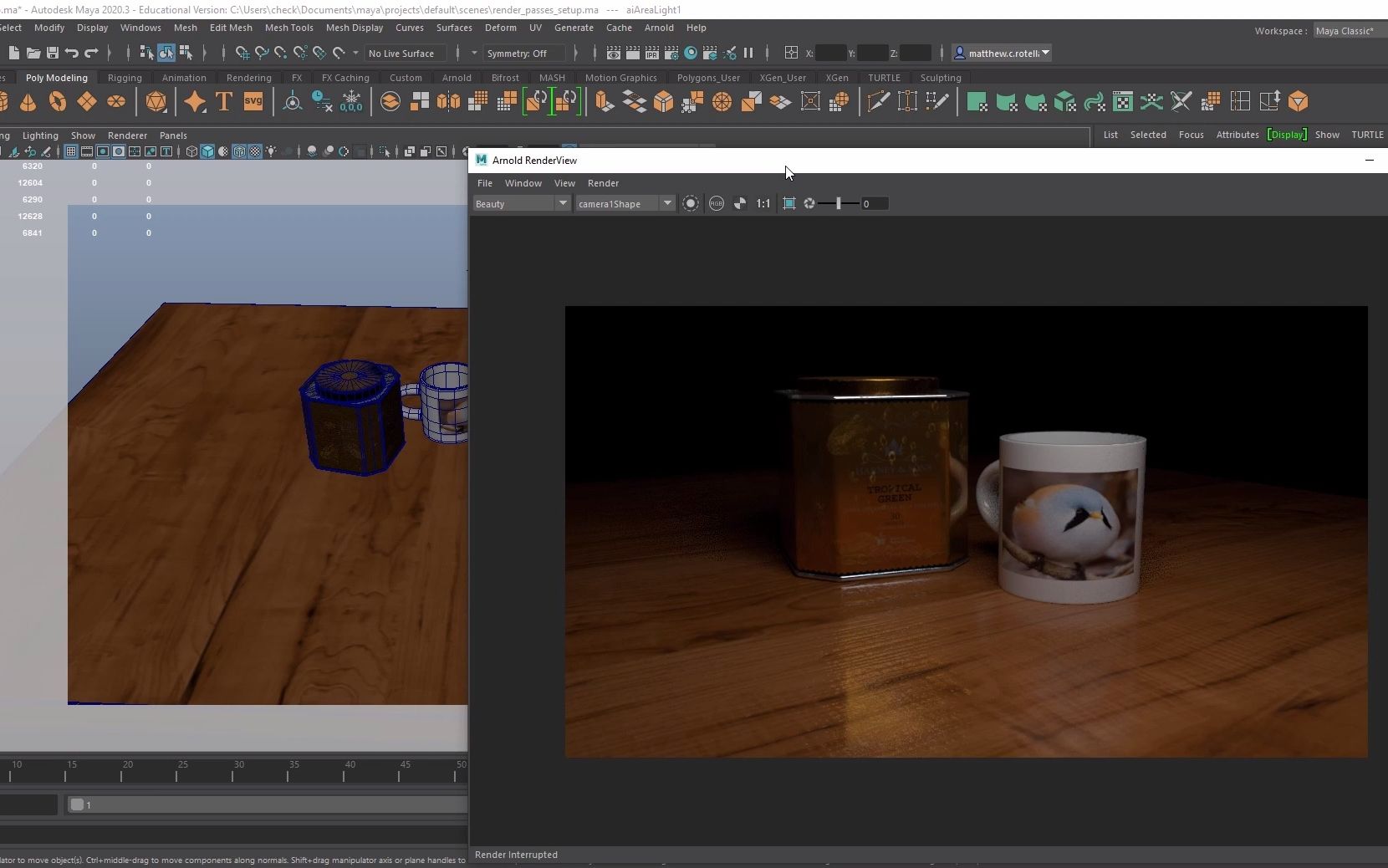 Maya Render Passes AOV ID AO_哔哩哔哩_bilibili