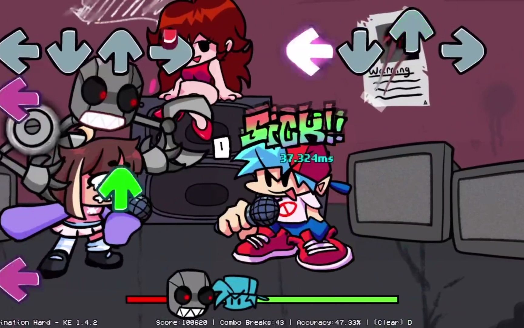 FNF QT Mod – Termination on Extreme difficulty!最高难度版（可惜我打不过去）_哔哩哔哩bilibili