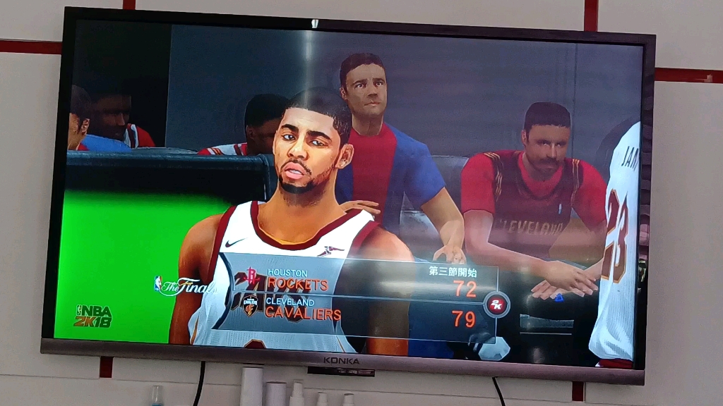 世嘉 XBOX360 NBA2K18 对人脑火箭队夺冠 第三节_哔哩哔哩_bilibili