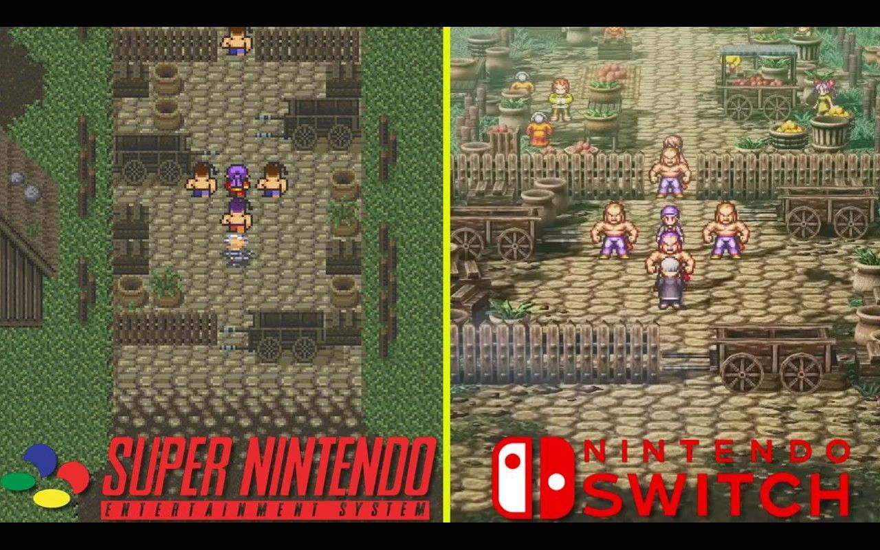 时空勇士 LIVE A LIVE | Switch重制版 vs SFC原版 | 早期画质对比