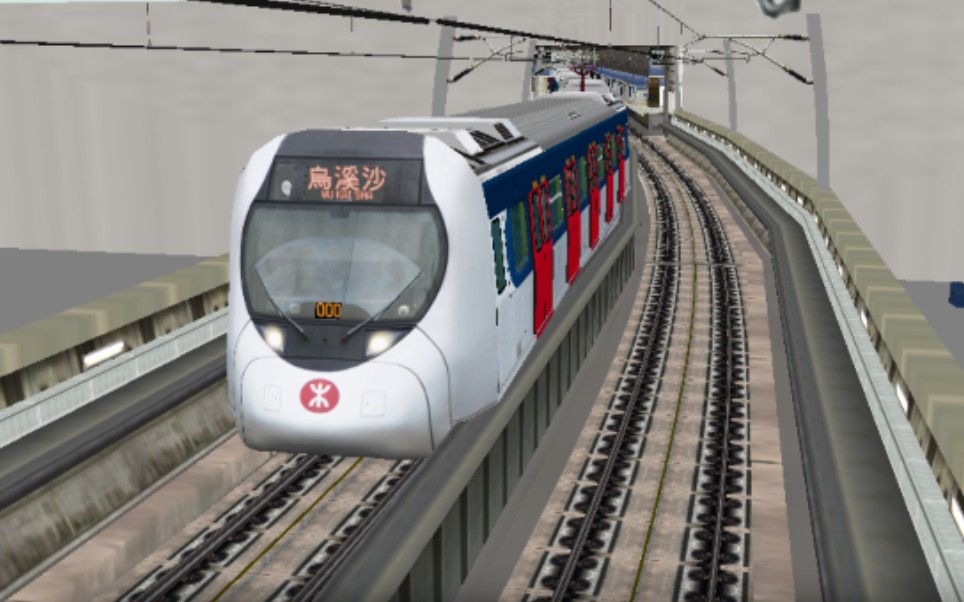 Hmmsim屯马列车sp1900转换成功，运行MTR西铁_网络游戏热门视频