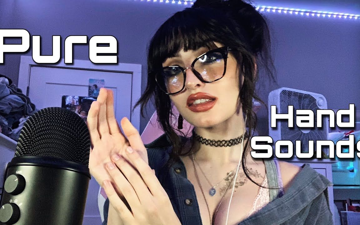 ASMR - Pure Fast & Aggressive Hand Sounds-属骆驼的人-属骆驼的人-哔哩哔哩视频