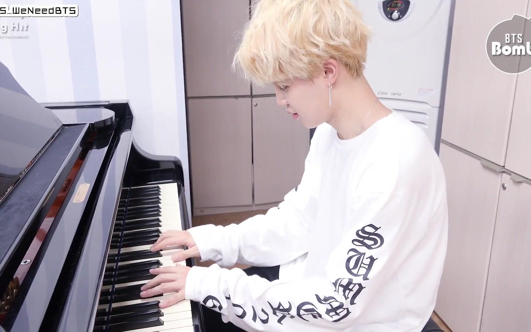 【WNS中字】180325 [BANGTAN BOMB] JIMIN's Piano solo showcase_哔哩哔哩_bilibili