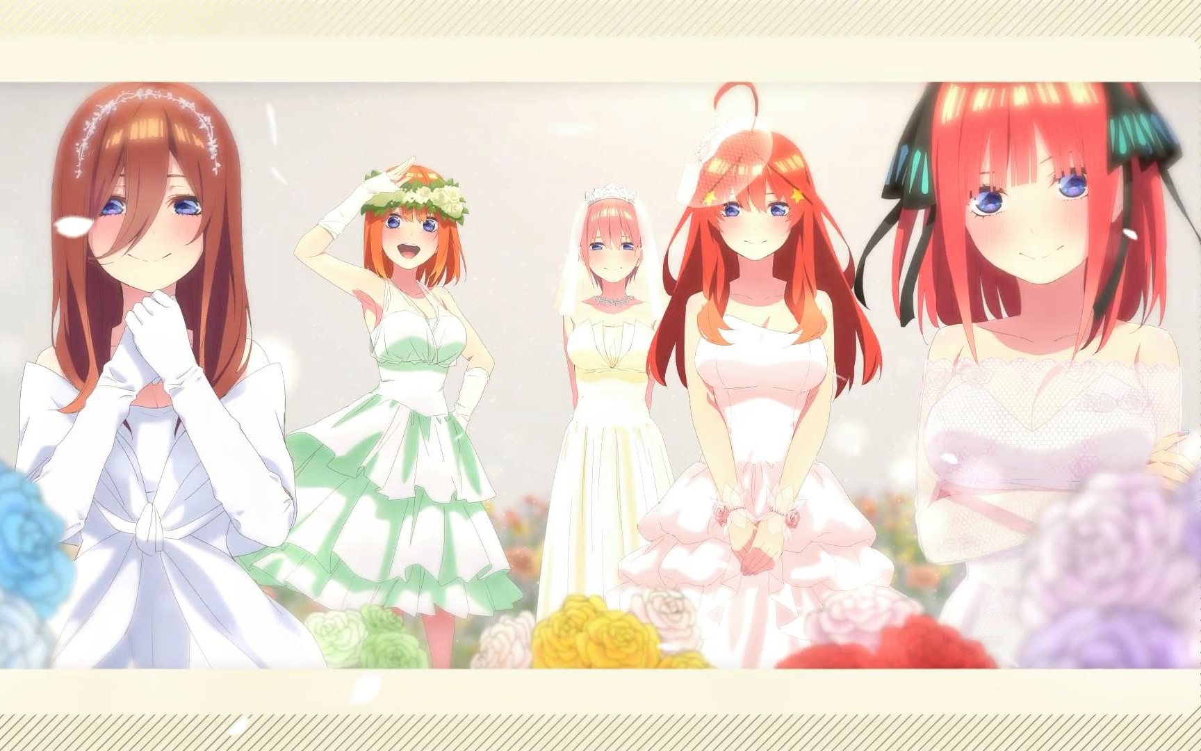 【剧场版片尾曲中日歌词】五等分的花嫁 电影片尾曲「感谢之花」ed动画mv【mce汉化组】 Rsdfs鸿 鸡 哔哩哔哩视频