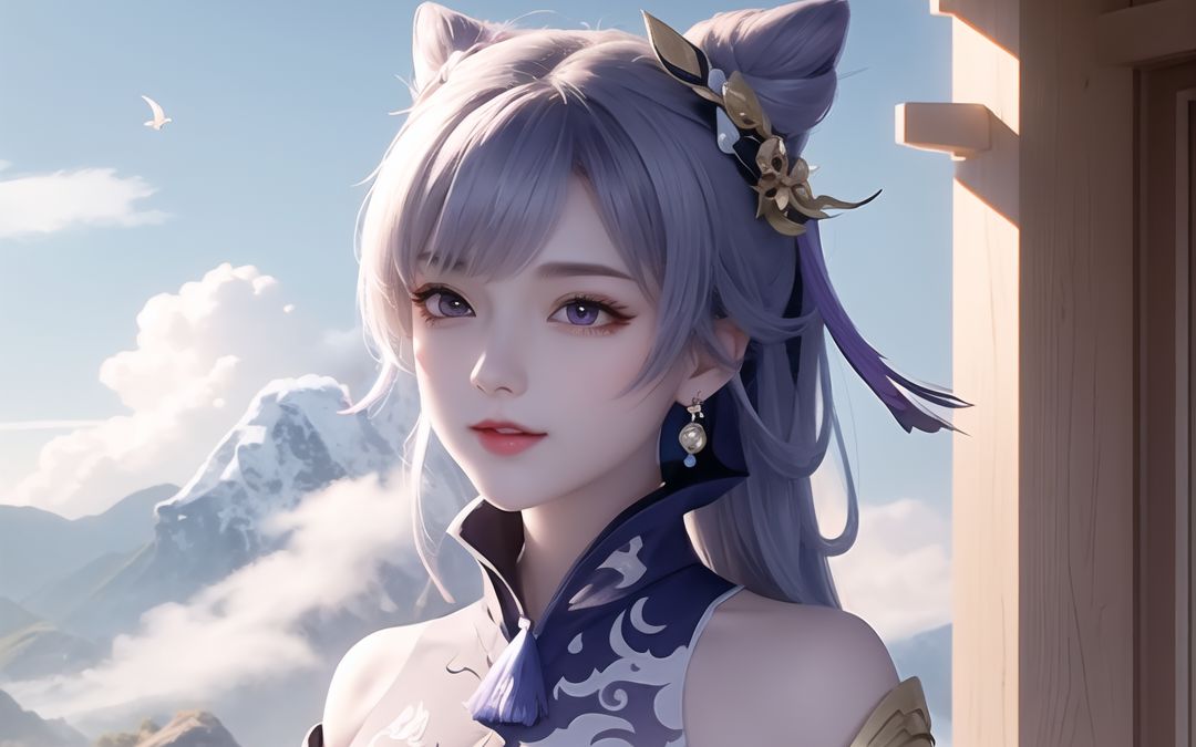 【赛博coser】 4k画质 AI绘画 刻晴 原神 AI coser