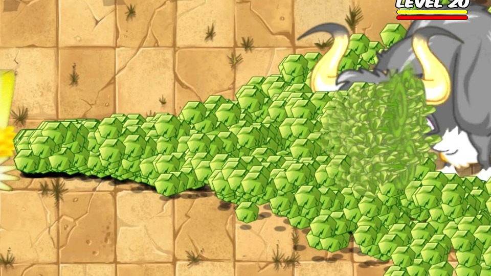 PvZ 2 挑战赛 - 25株1级植物 使用5次能量技能 VS 20级牛仔传奇僵尸 - 谁能获胜？-MSGames-MSGames-哔哩哔哩视频