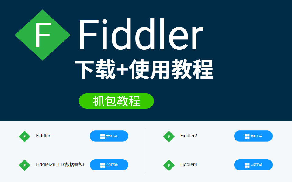 Fiddler抓包工具入门及常用功能详解（下载+使用教程）_哔哩哔哩_bilibili