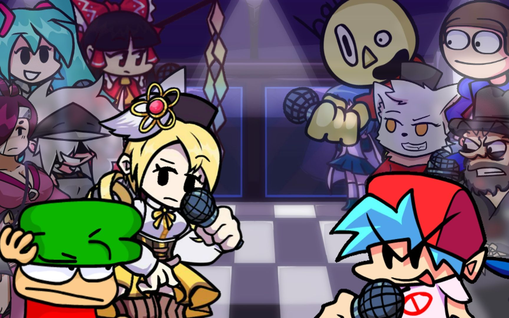 [FNF'] 全员唱Uncanny Valley (Hotline 024)