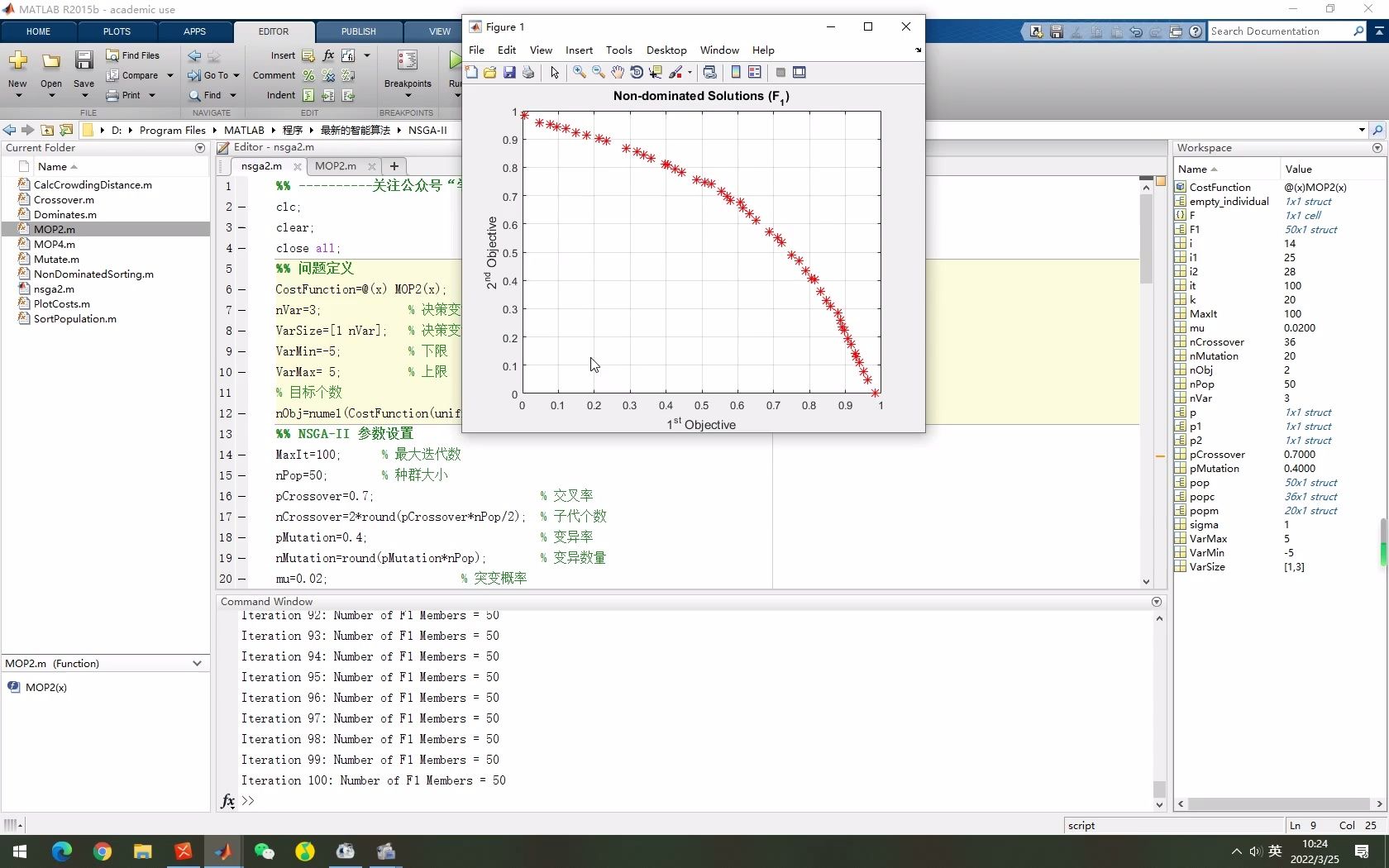 NSGA-Ⅱ算法流程及MATLAB代码演示_哔哩哔哩_bilibili