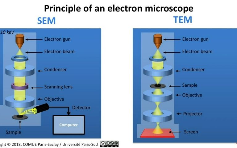 四大微观表征显微镜SEM、TEM、AFM、STM基础原理知识和区分