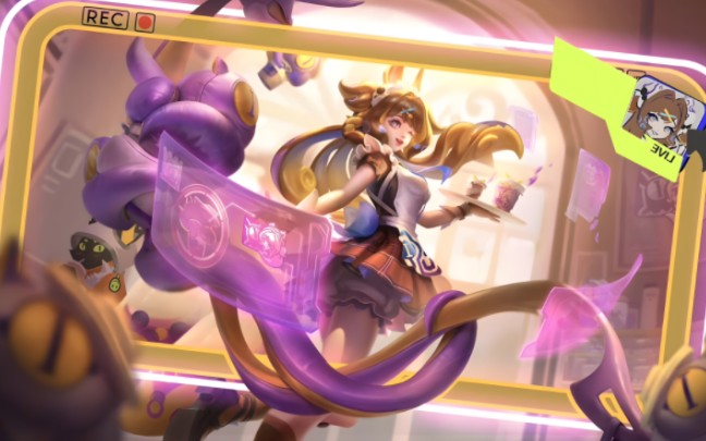 传说对决AoV 海伦六周年「S⁻DREAMER」造型特效展示_手机游戏热门视频