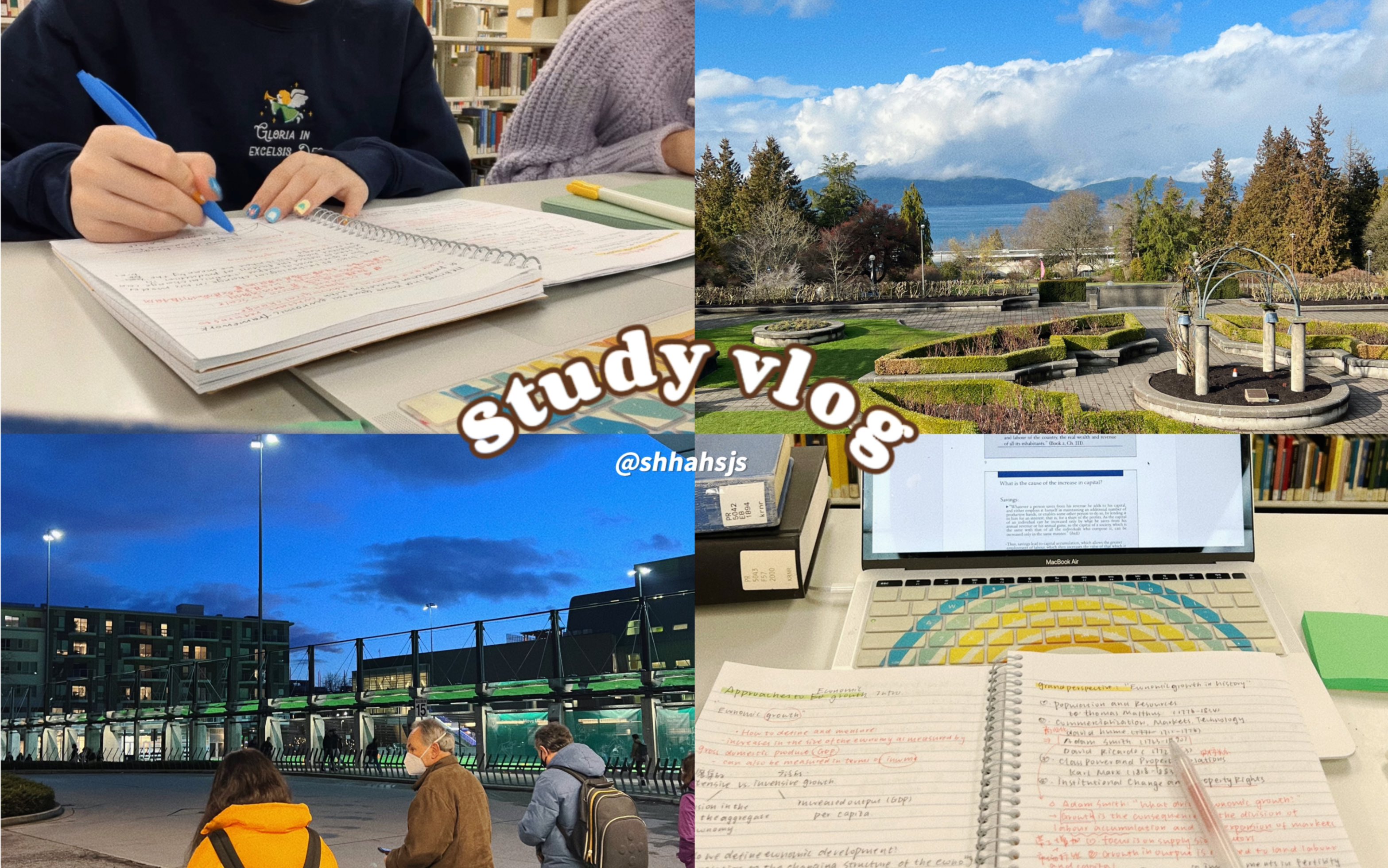 Study vlog｜留学日记之 温哥华终于天晴啦 ੧ᐛ੭-shhahsjs-shhahsjs-哔哩哔哩视频