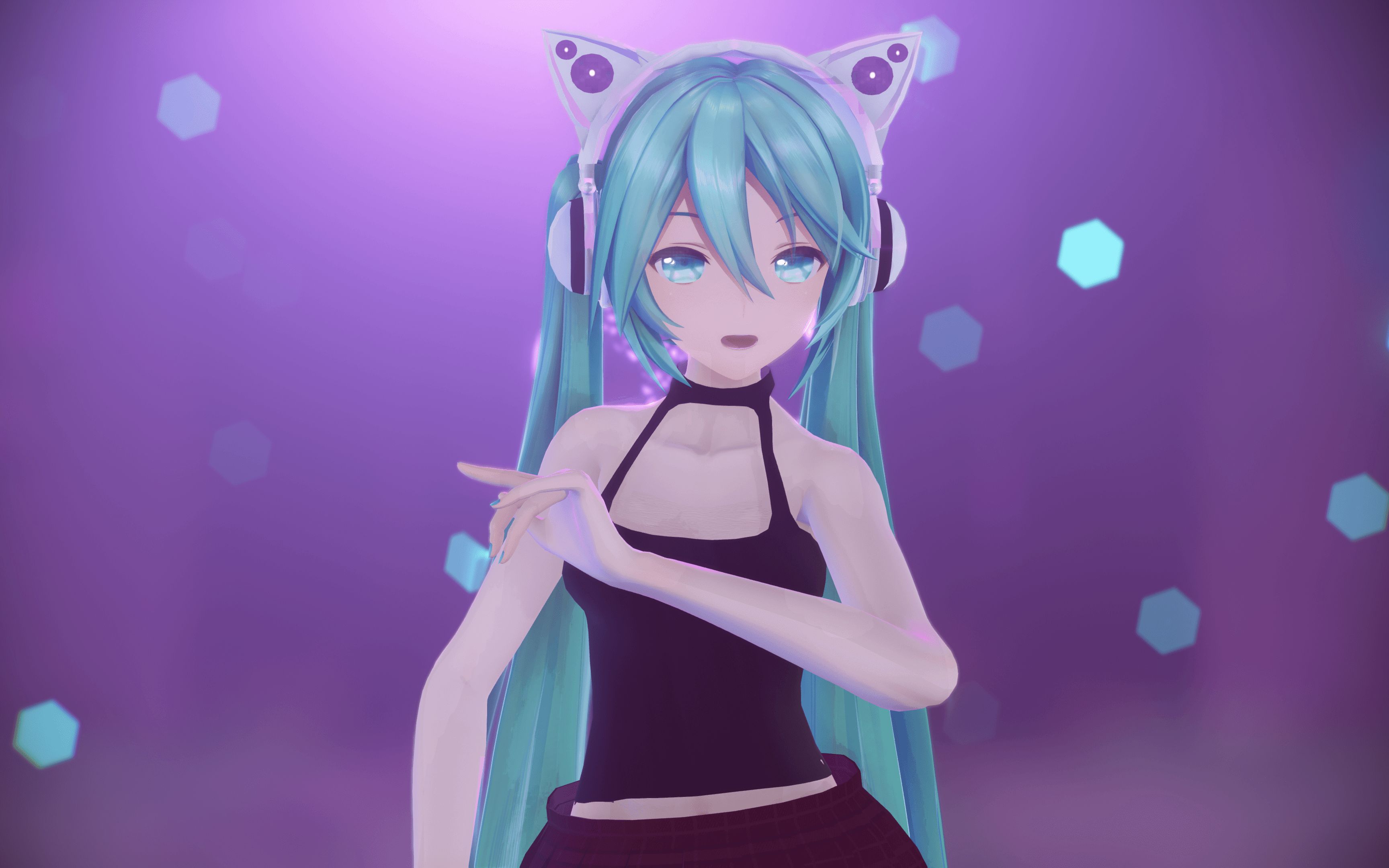 【MMD】CH4NGE/YYB式初音ミク【4K60fps】_哔哩哔哩_bilibili