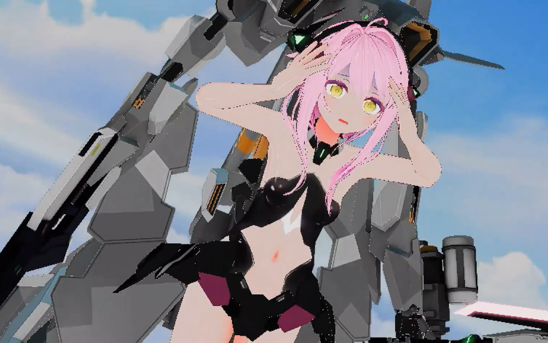 [驱动妖精 AidealRays] 3D 美少女机娘 动作ACT v0.5版 官方中文 猫猫头你真的是太可恶了！！