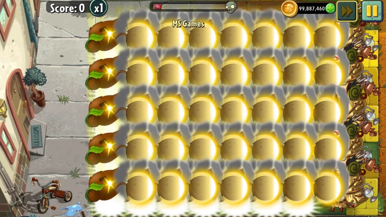 PvZ 2 强化版 - 35 植物满级对抗 Level 20 小贼僵尸 - 谁将获胜?-MSGames-MSGames-哔哩哔哩视频