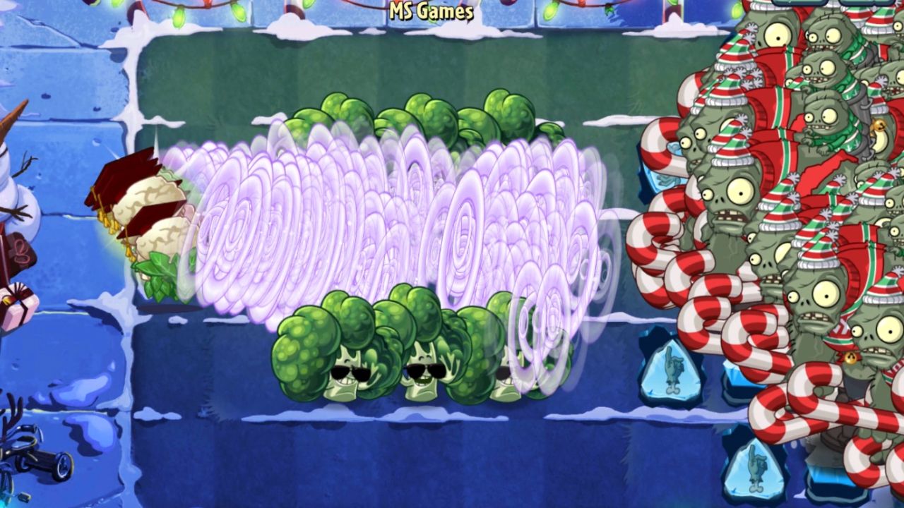 PvZ 2 挑战 - 100 植物，每种植物满级 对抗150只圣诞巨人僵尸 - 哪种植物更强大?-MSGames-MSGames-哔哩哔哩视频