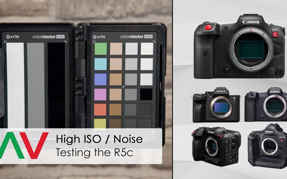 【中文字幕】谁的噪点表现更好！高ISO对比 - 佳能R5C vs 索尼A7S3 vs 佳能C70 vs 佳能R5- 【ProAV TV】_哔哩哔哩_bilibili