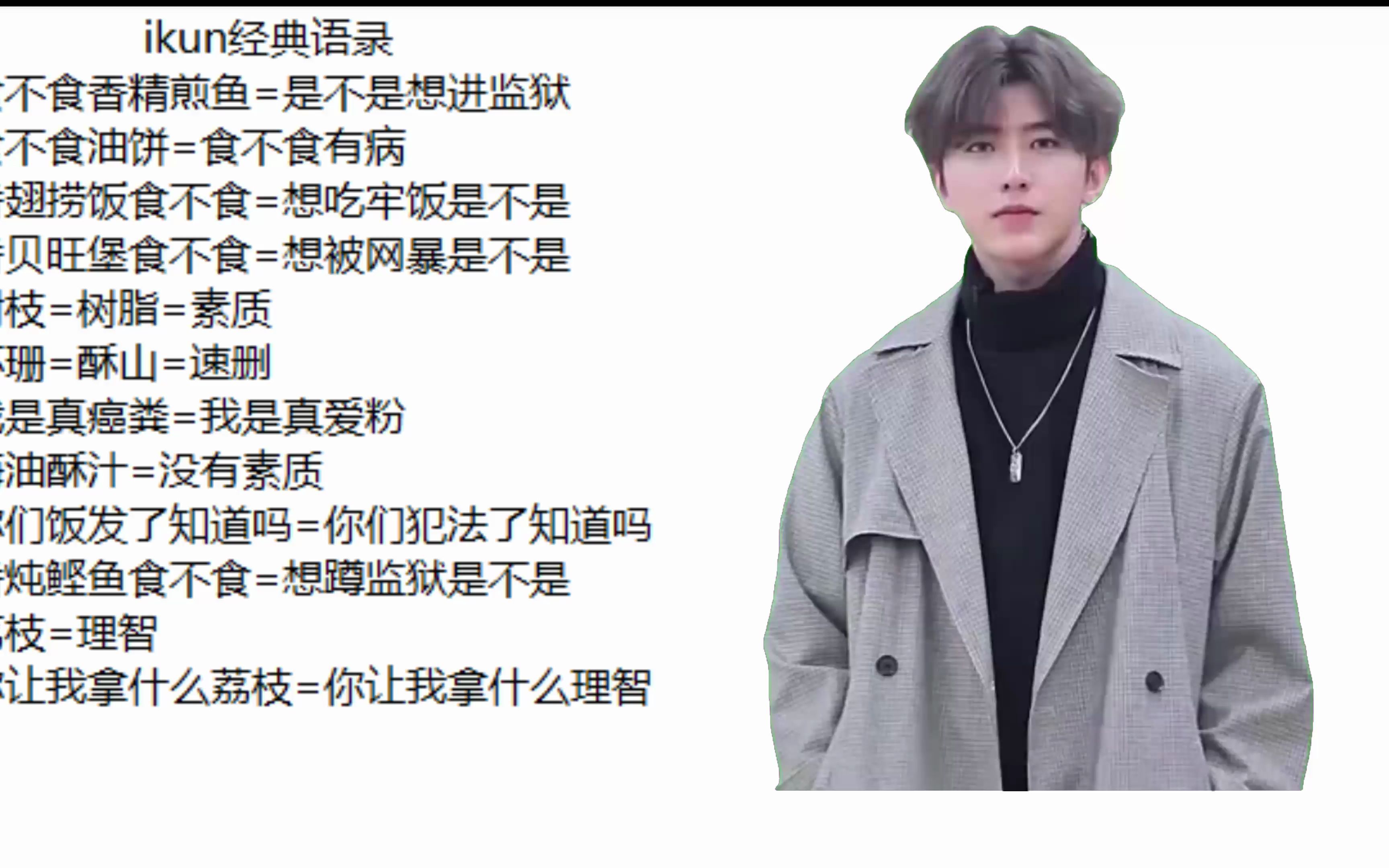 小黑子走开！只有真ikun才能看完的视频（ikun语录）_哔哩哔哩_bilibili